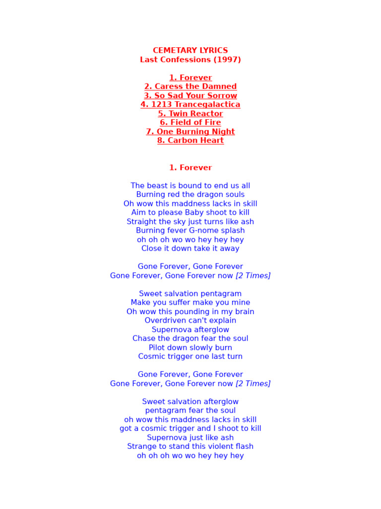 1997 Last confessions | PDF