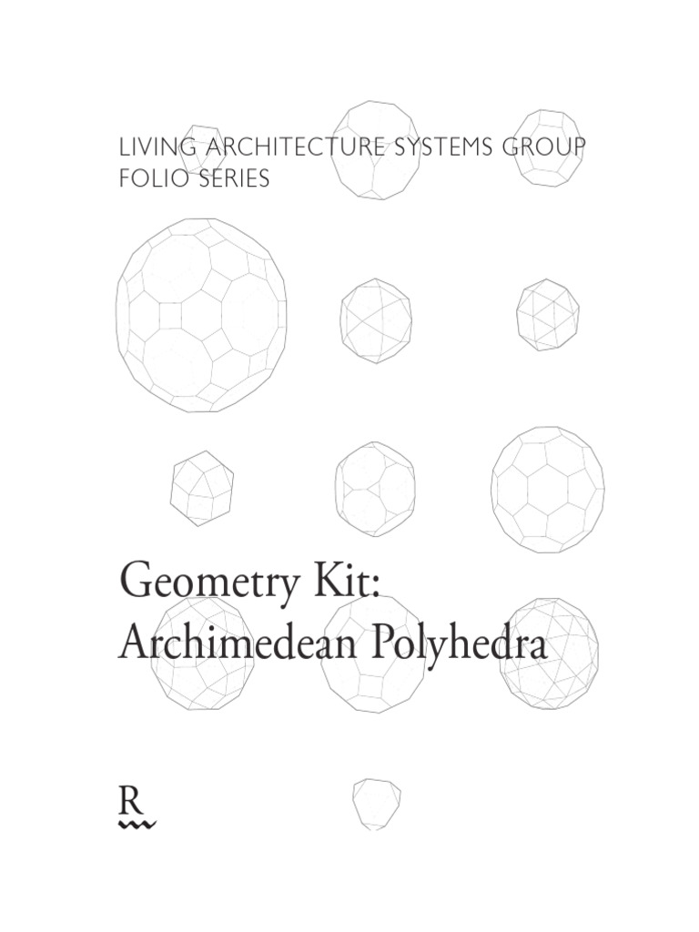 Archimedean Polyhedra - BWM - Compressed 1 | PDF | Euclidean Geometry ...