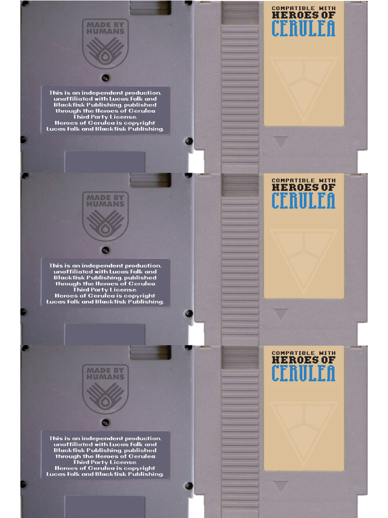 HoC Character-Cartridges | PDF