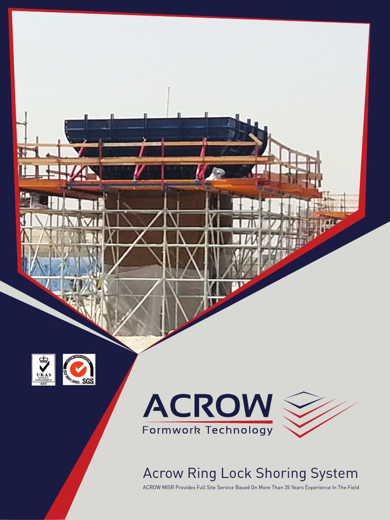 Acrow Ring Lock Shoring System(Press) | PDF | Scaffolding