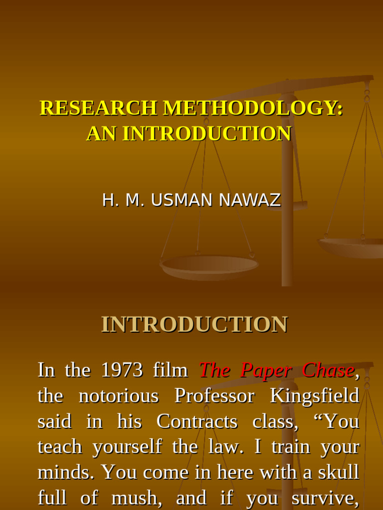 Research Methodology Overview | PDF | Methodology | Science