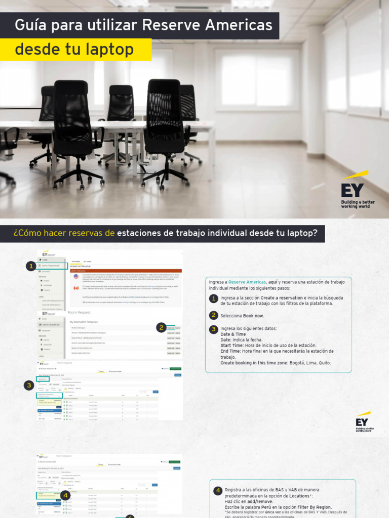 Guía para Reservar en Reserve Americas | PDF | Software | Informática