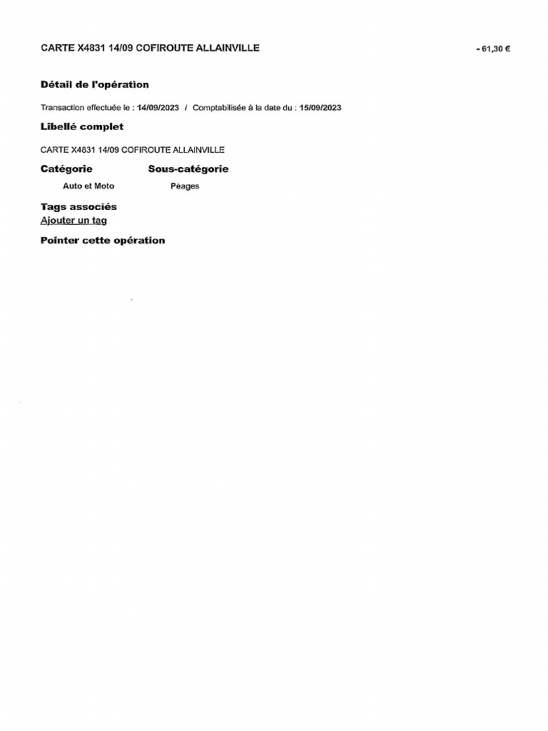 Facture Péage - C4 - 2 | PDF