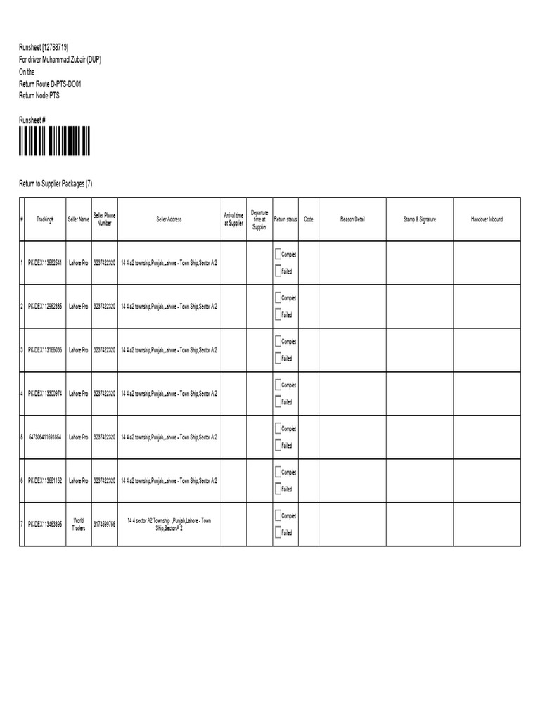 runsheet-12768719 | PDF