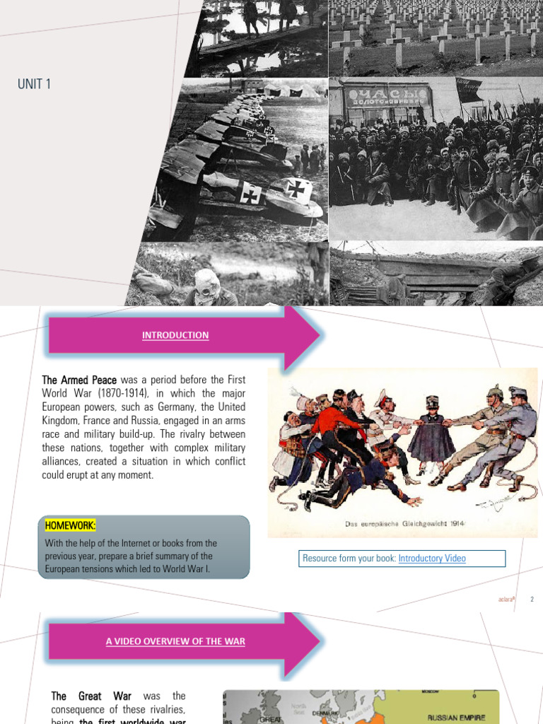 UNIT 1.1 WWI AND THE RUSSIAN REVOLUTION | PDF | Russian Revolution ...