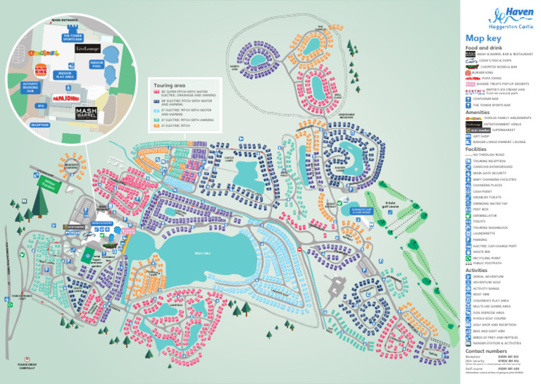 Park Maps 2024 - Haggerston Castle HA | PDF | Asian Cuisine | Food And ...