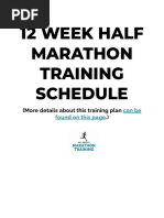 Training Plan 21KM | PDF