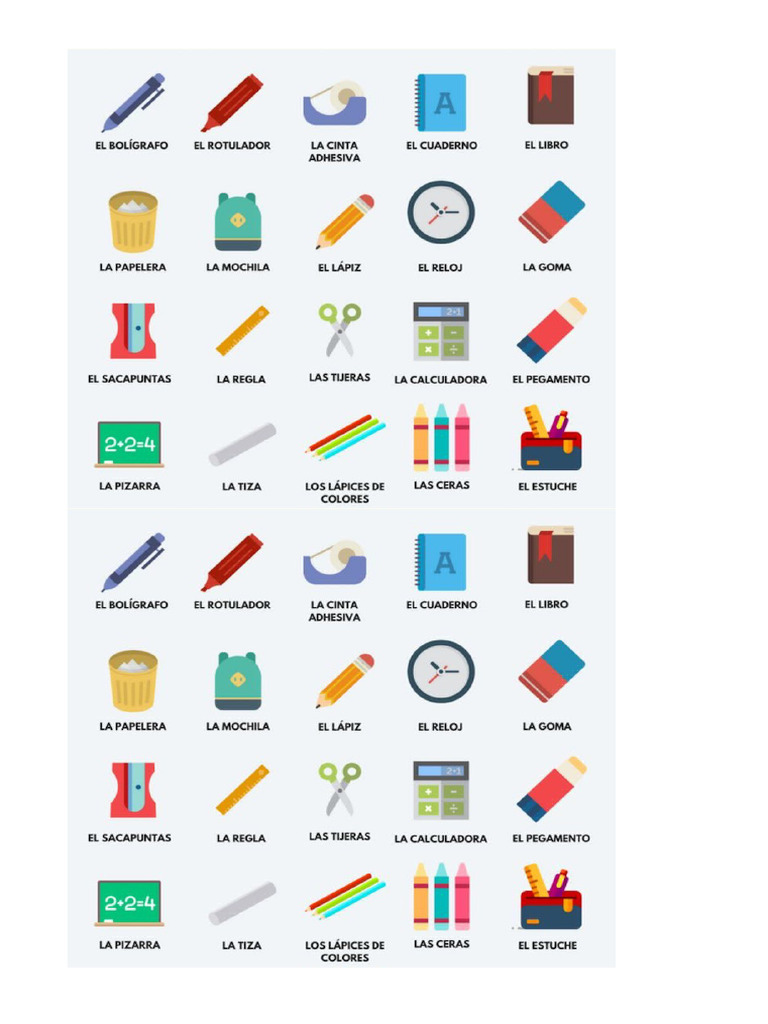 Objetos Escuela | PDF