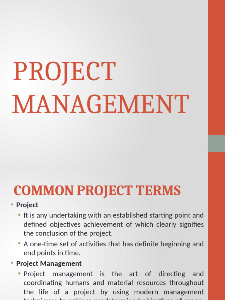 Hsm 2 - Project Management Ñ-1 | PDF | Project Management | Business