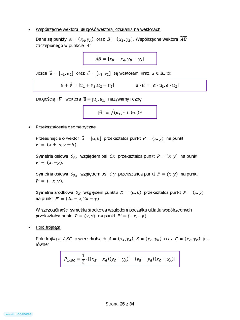 Wzory Matematyczne | PDF
