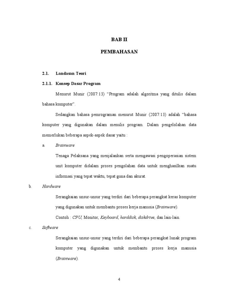 Panduan Dasar Pemrograman Komputer | PDF