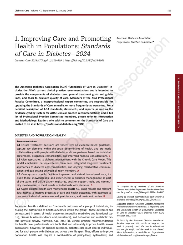 Ada 2024-1-249-17-100 | PDF | Diabetes | Glycated Hemoglobin