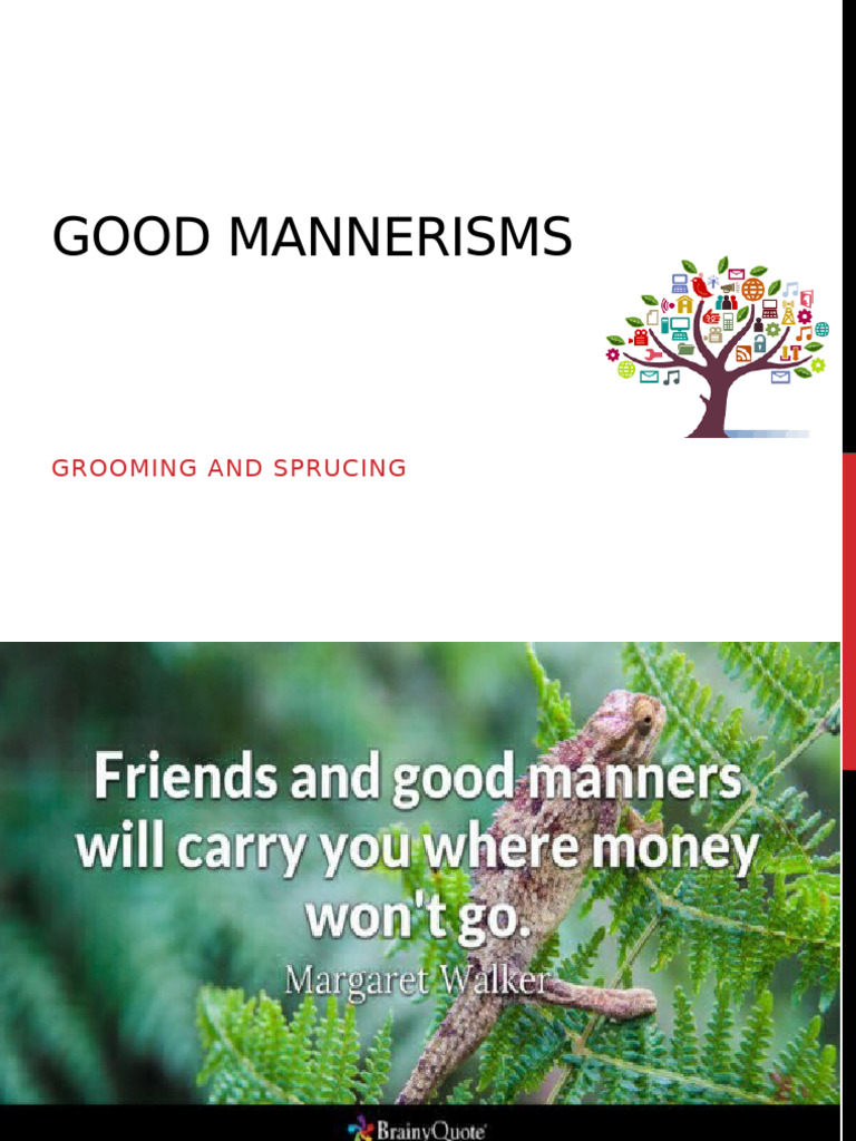 Good Mannerisms | PDF | Career & Growth