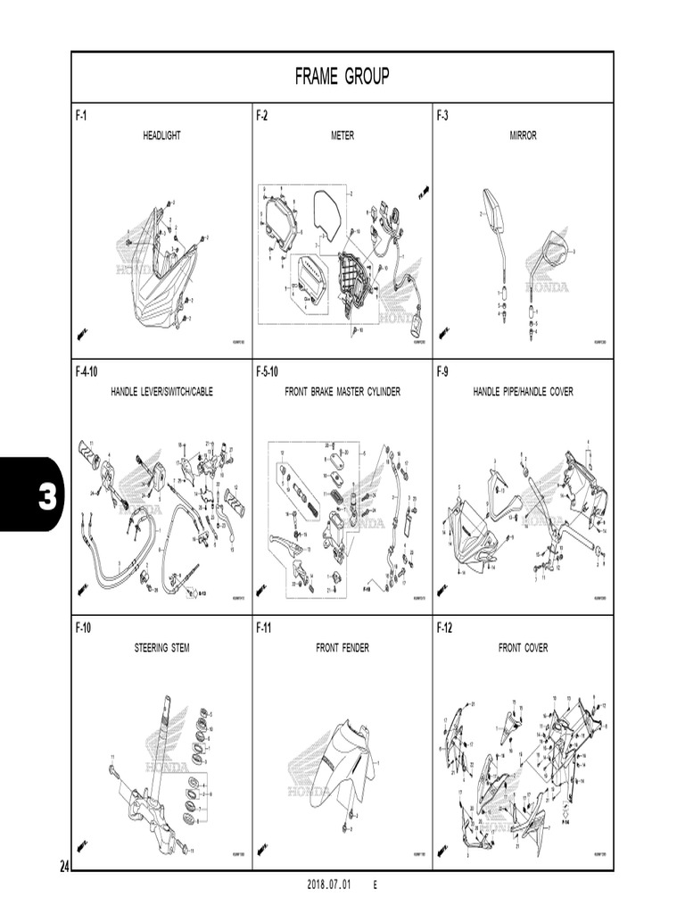Vario-150 Frame Group 1 | PDF