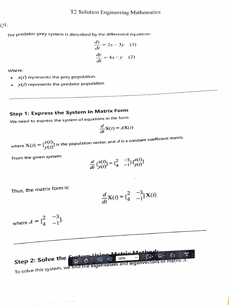 Maths T2 Solutions | PDF