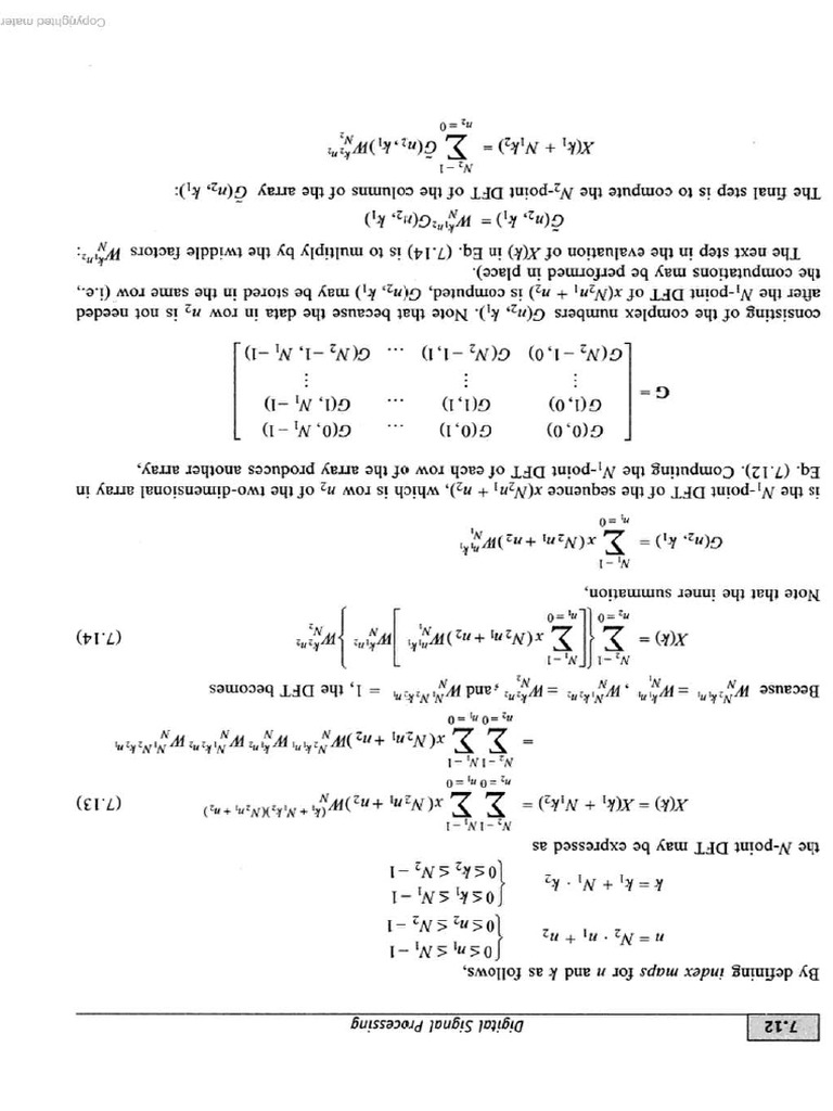 Dit FFT - DFT FFT | PDF