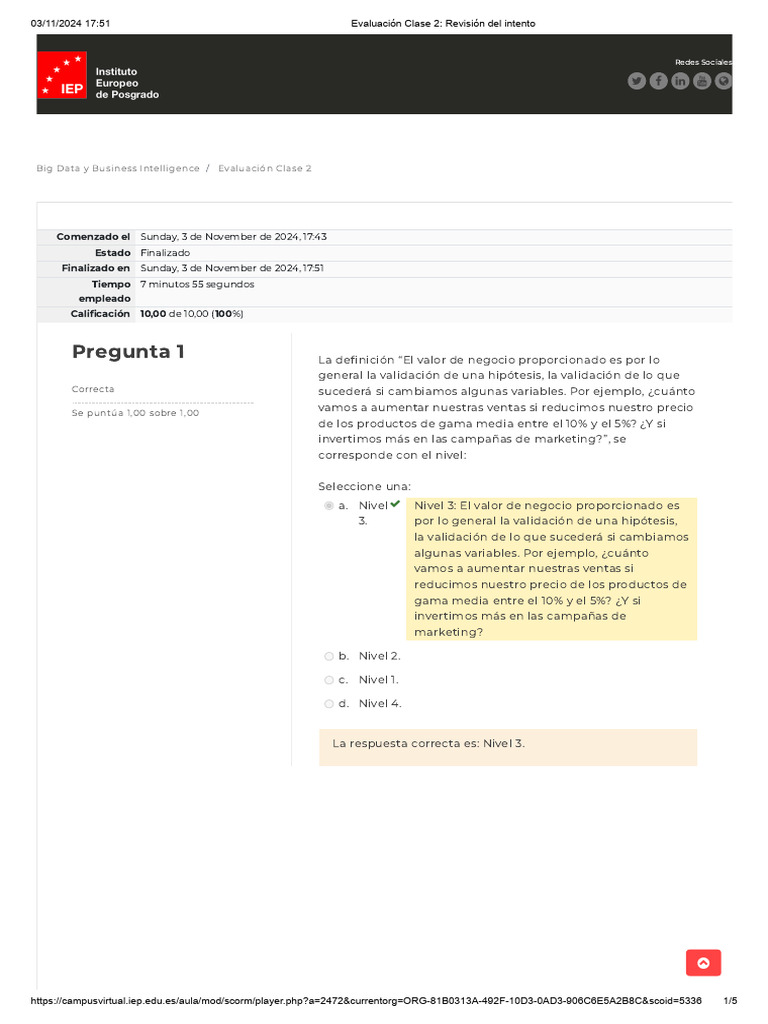 IEP-BIBD-BDBI_ El Valor de los Datos - clase 2 | PDF | Inteligencia de ...