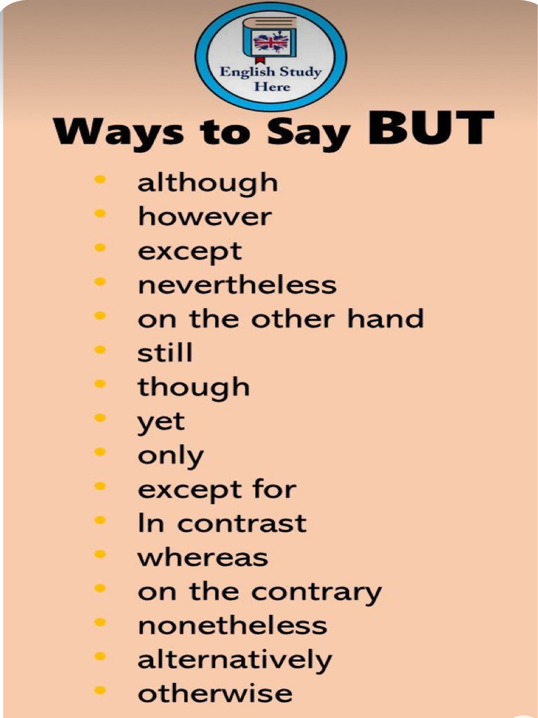 Different Way To Say But | PDF