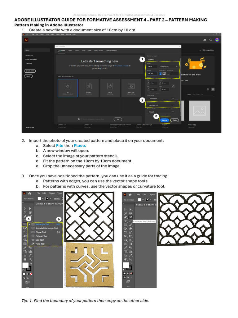 Adobe Illustrator Guide For Formative Assessment 4 | PDF | Career & Growth