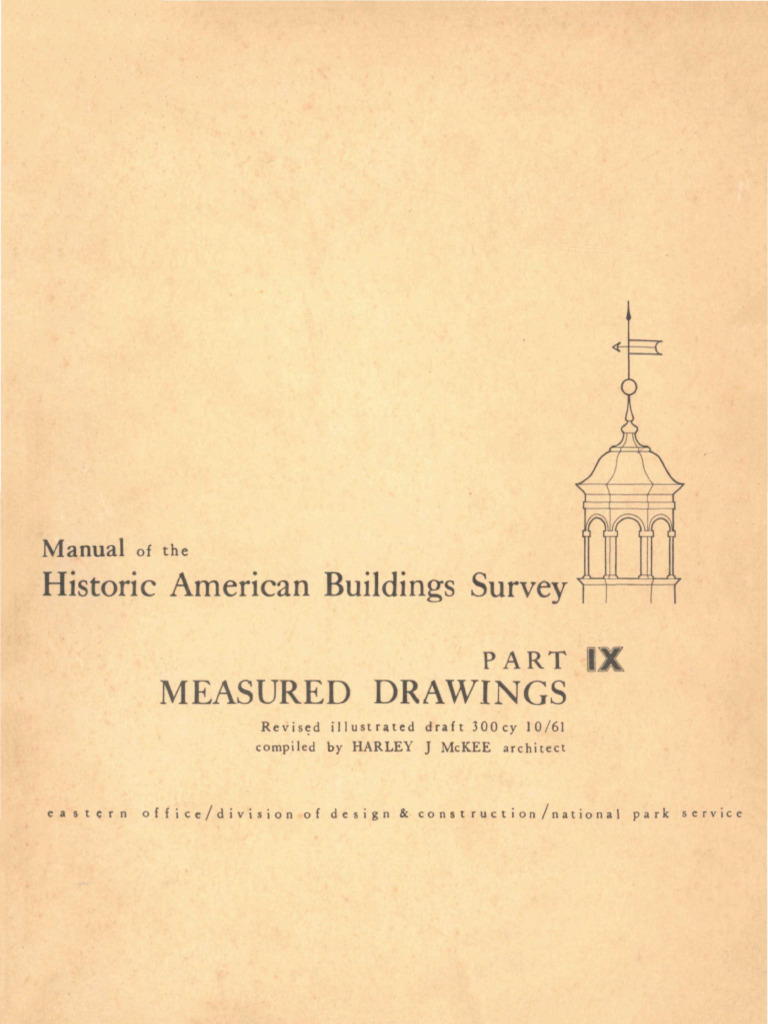 HABS Measured Drawings Guide | PDF | Drawing