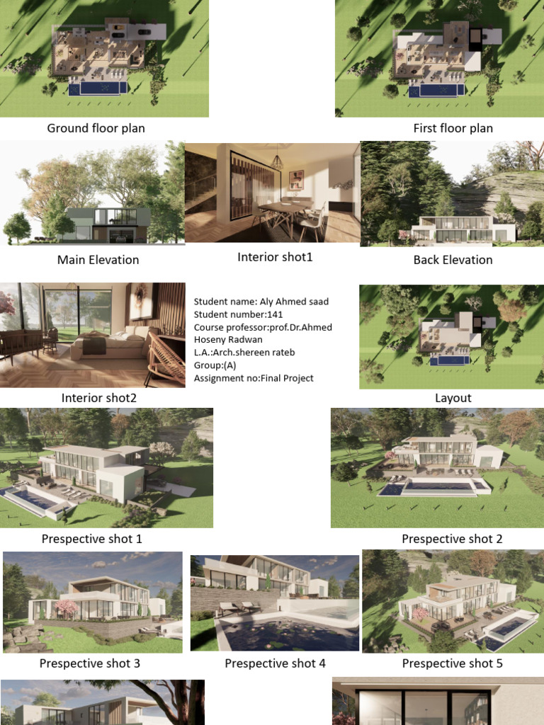 Architecture Final Project Plans | PDF