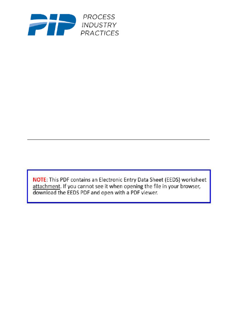 PIP VESFG001 Electronic Entry Data | PDF | Specification (Technical ...