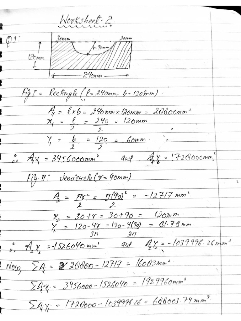 Workheet 2 Solutions | PDF