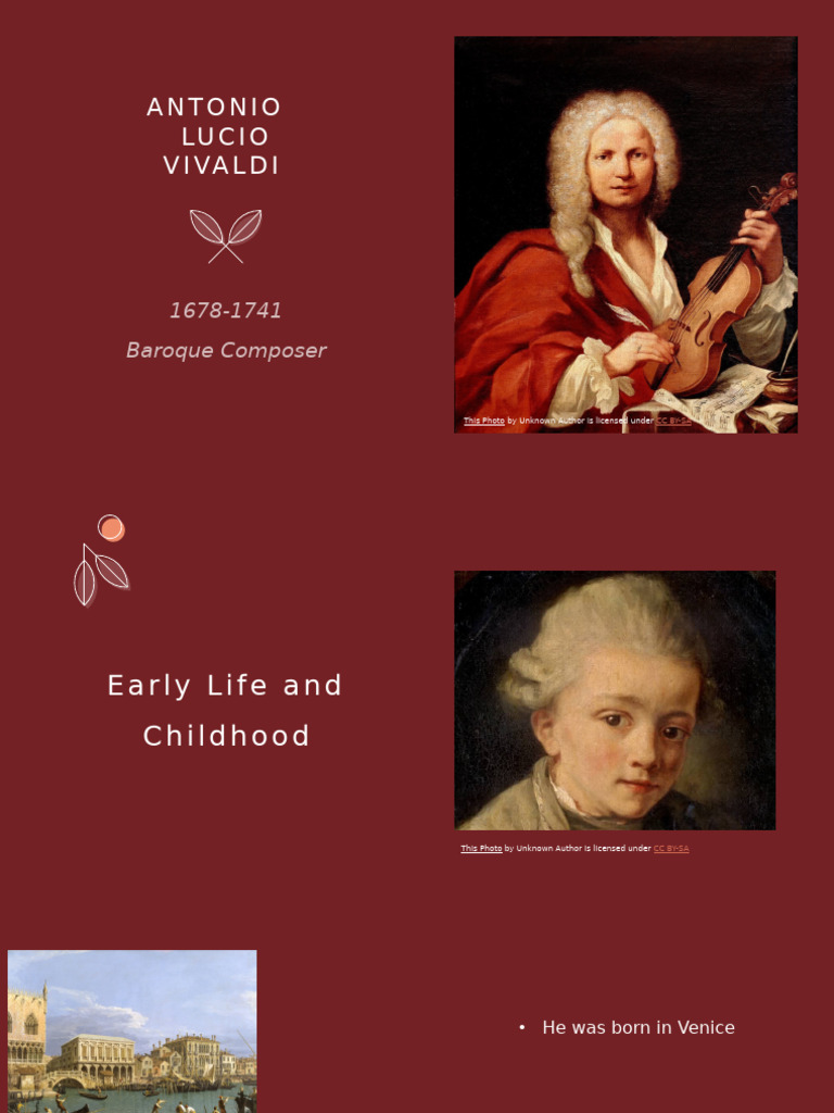 Antonio Vivaldi: Baroque Composer Biography | PDF