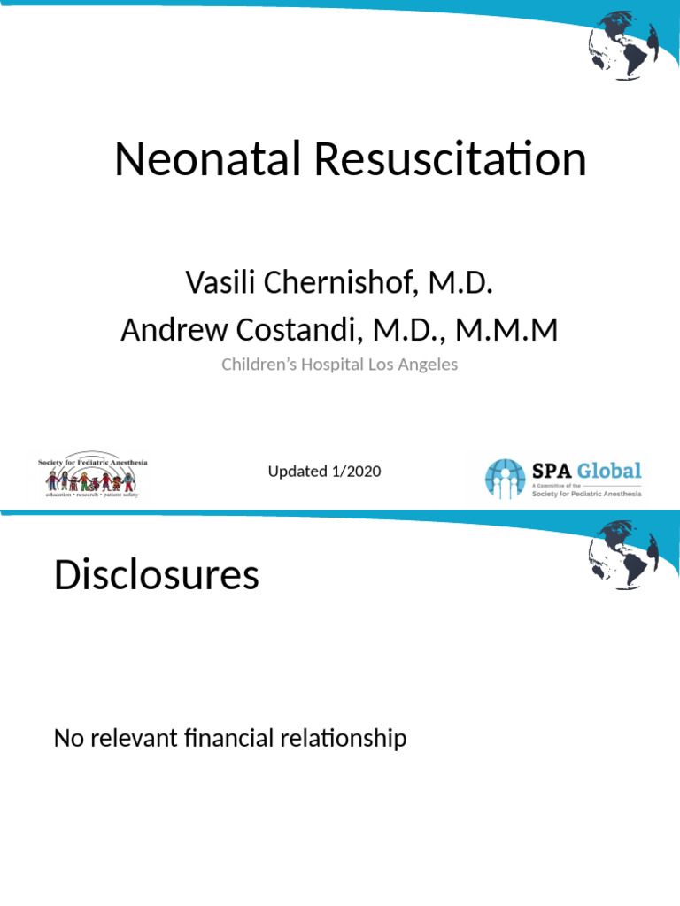 Neonatal-Resuscitation | PDF | Cardiopulmonary Resuscitation | Childbirth