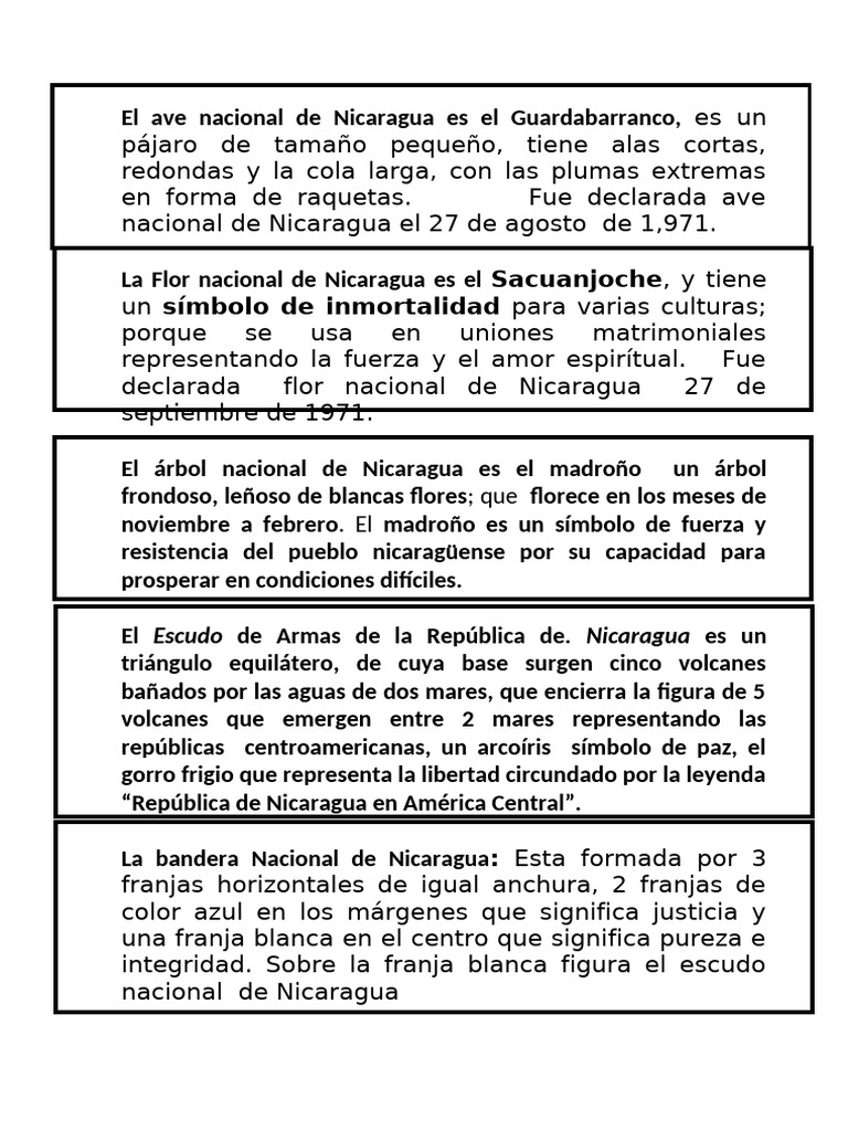 Datos Historicos de Nicaragua | PDF | Nicaragua