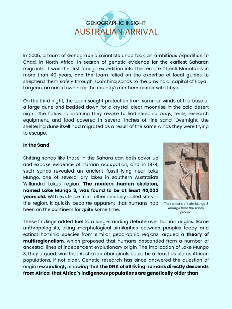 AUSTRALIAN ARRIVAL | PDF | Australia (Continent) | Australia