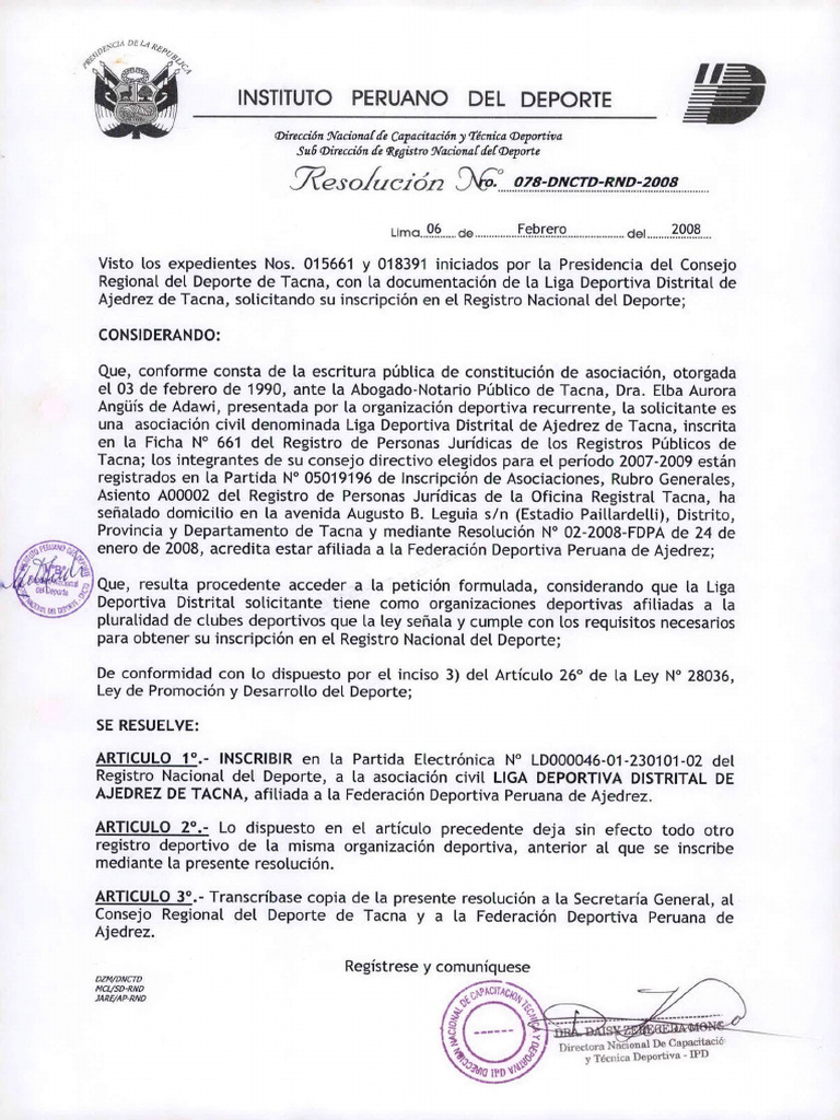 Res. 078-DNCTD-RND-2008 | PDF