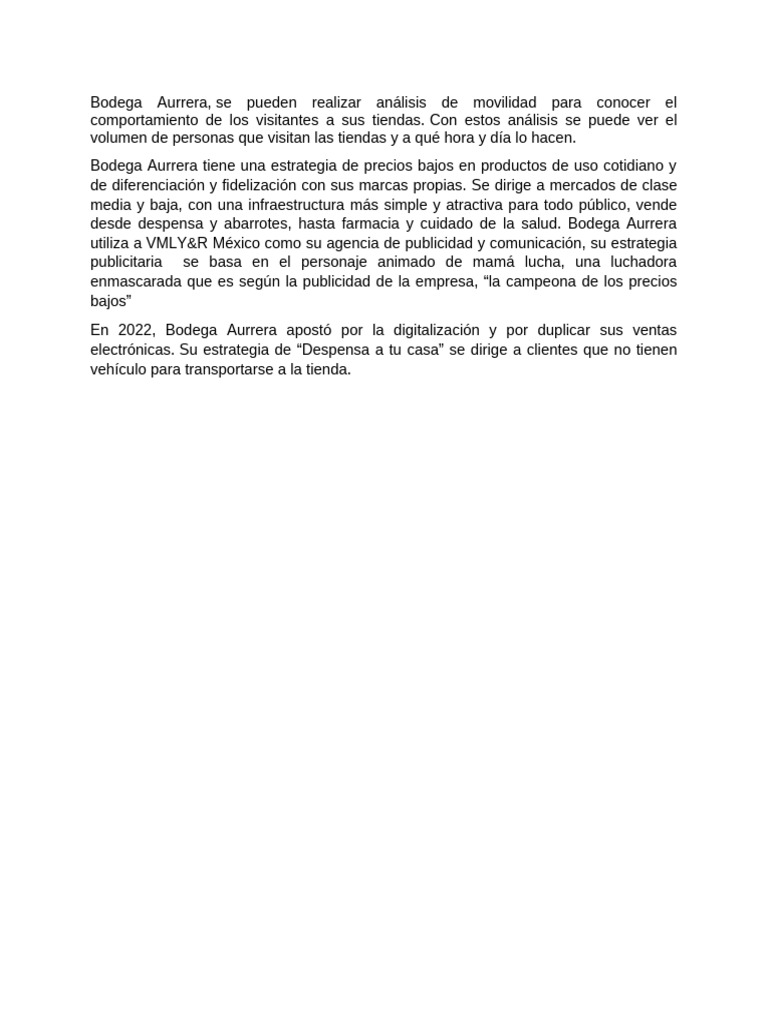 Bodega Aurrera | PDF