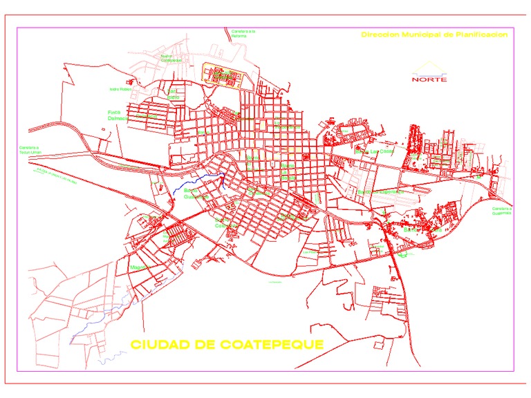 Mapa de Coatepeque | PDF
