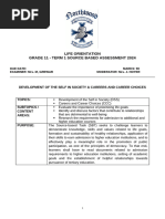 Grade 11 LO SBT 2025 | PDF | University And College Admission | Sports