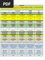 Kitchen Production Schedule | PDF