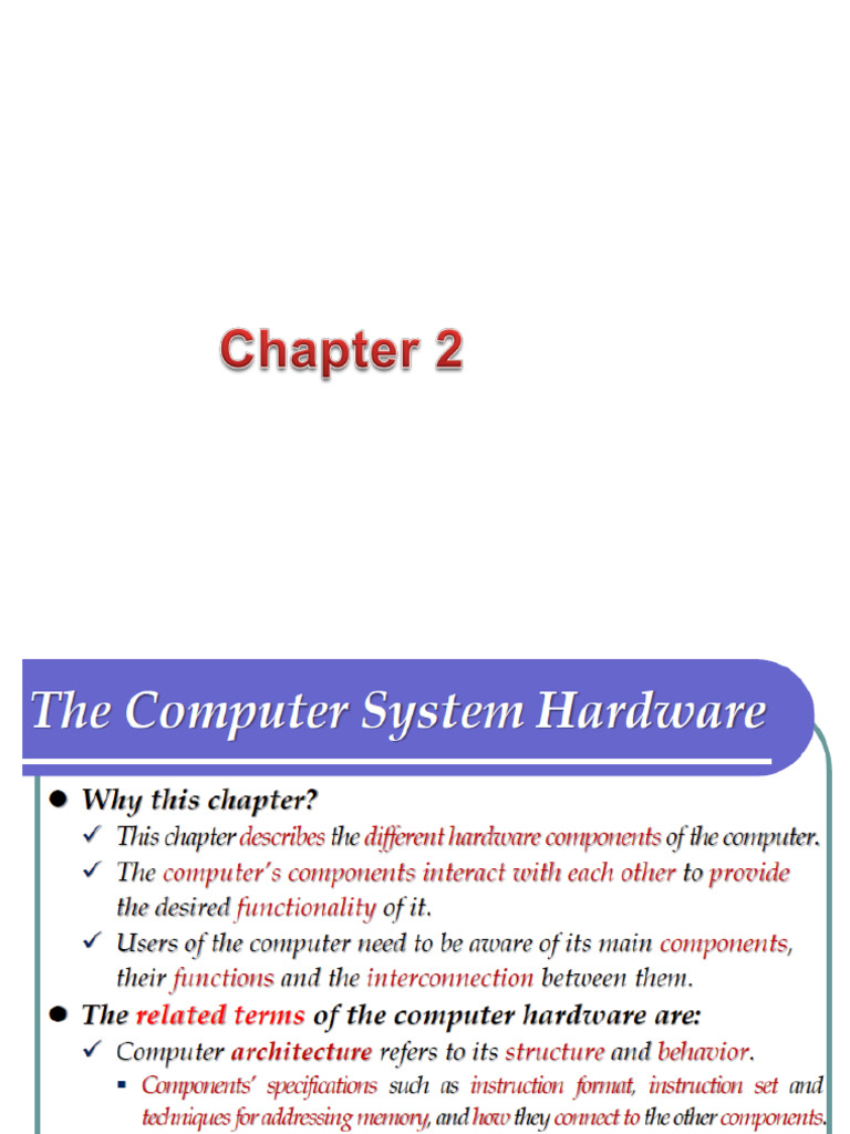 Introduction To Comp24 - L2 | PDF | Computers