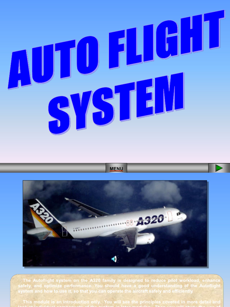 Autoflight System | PDF | Navigation | Aerospace