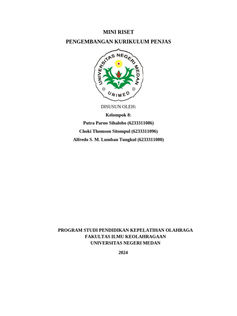 Mini Riset Kelas K - Kelompok 8 | PDF | Karier & Perkembangan | Perjalanan