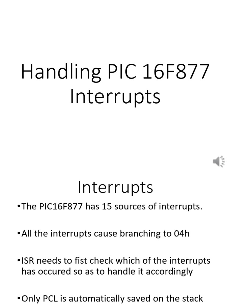 Lecture 8 Interrupts Pdf Software Engineering Electrical Engineering