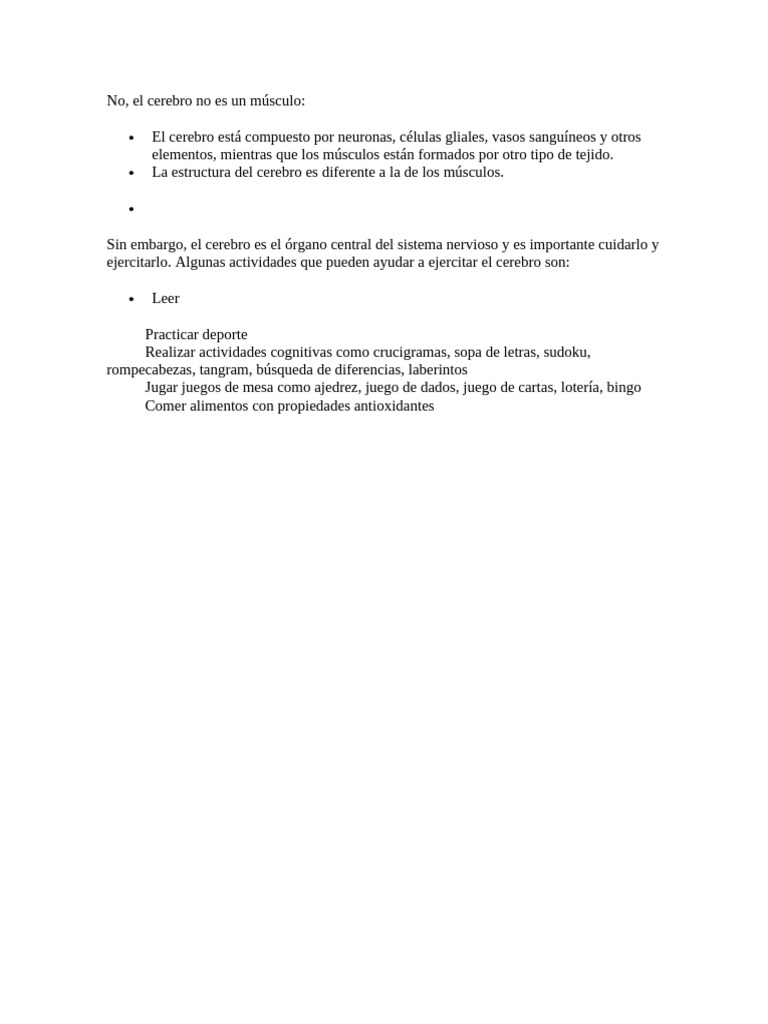 El Cerebro Humano Pdf