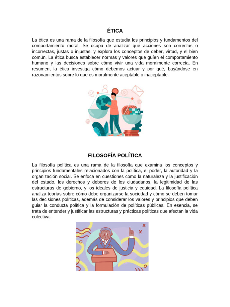 Ramas de La Filosofia | PDF | Estética | Conocimiento