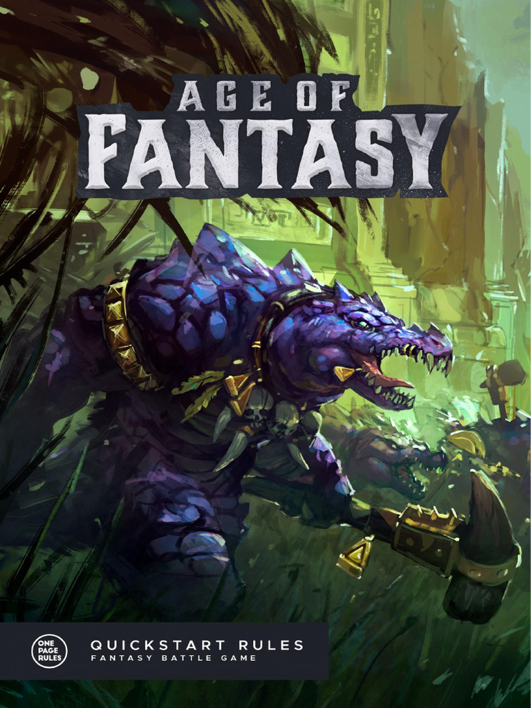 AoF - Quickstart #3 - START HERE v3.3.1 | PDF | Dice