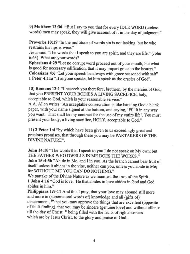 The Price of God's Miracle Working Power by AA Allen - Notes | PDF