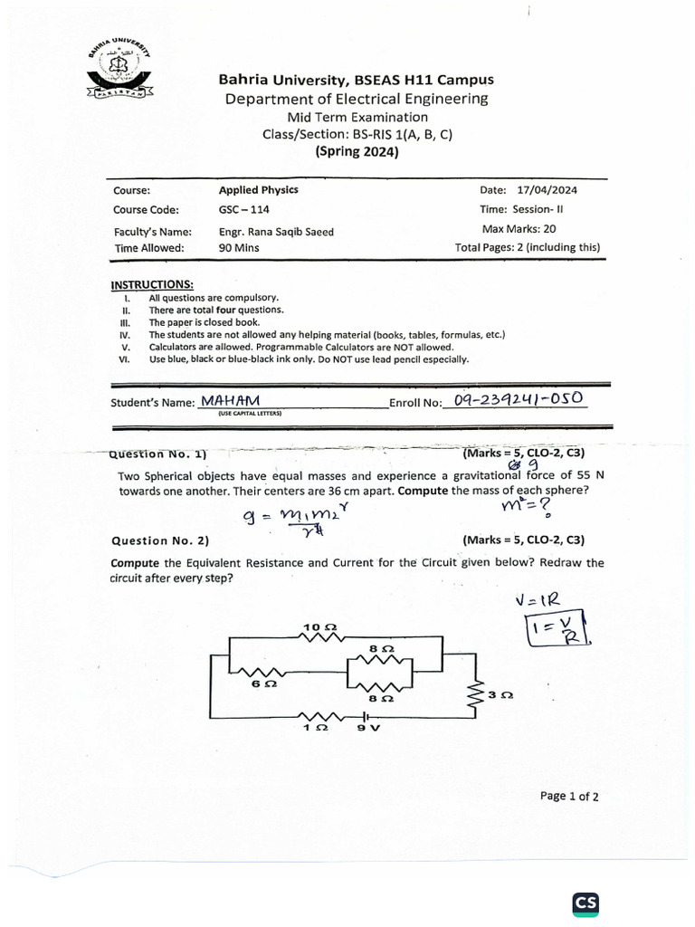 Ap Past Paper 2 | PDF