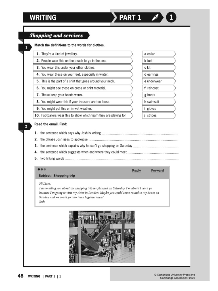 WRITING PART of EXAM BOOSTER | PDF