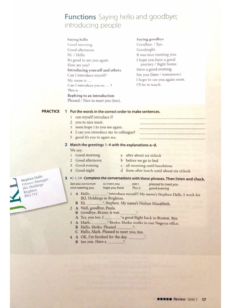 LESSON 2 INTERNATIONAL BUSINESS ENGLISH | PDF