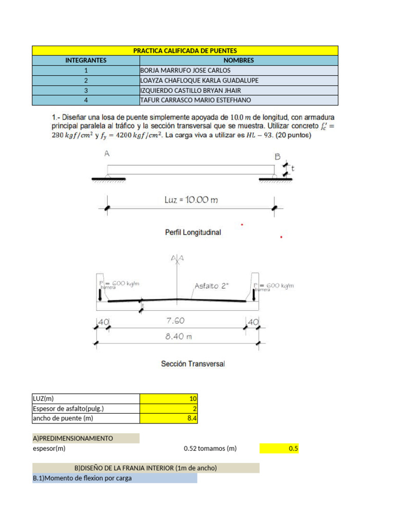 Grupo 5 Practica Calificada De Puentes Pdf