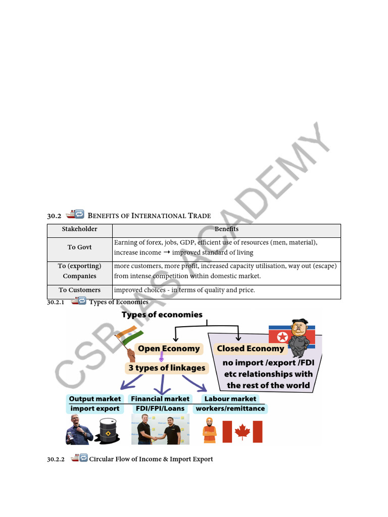 Benefits of International Trade | PDF | Opec | Balance Of Trade
