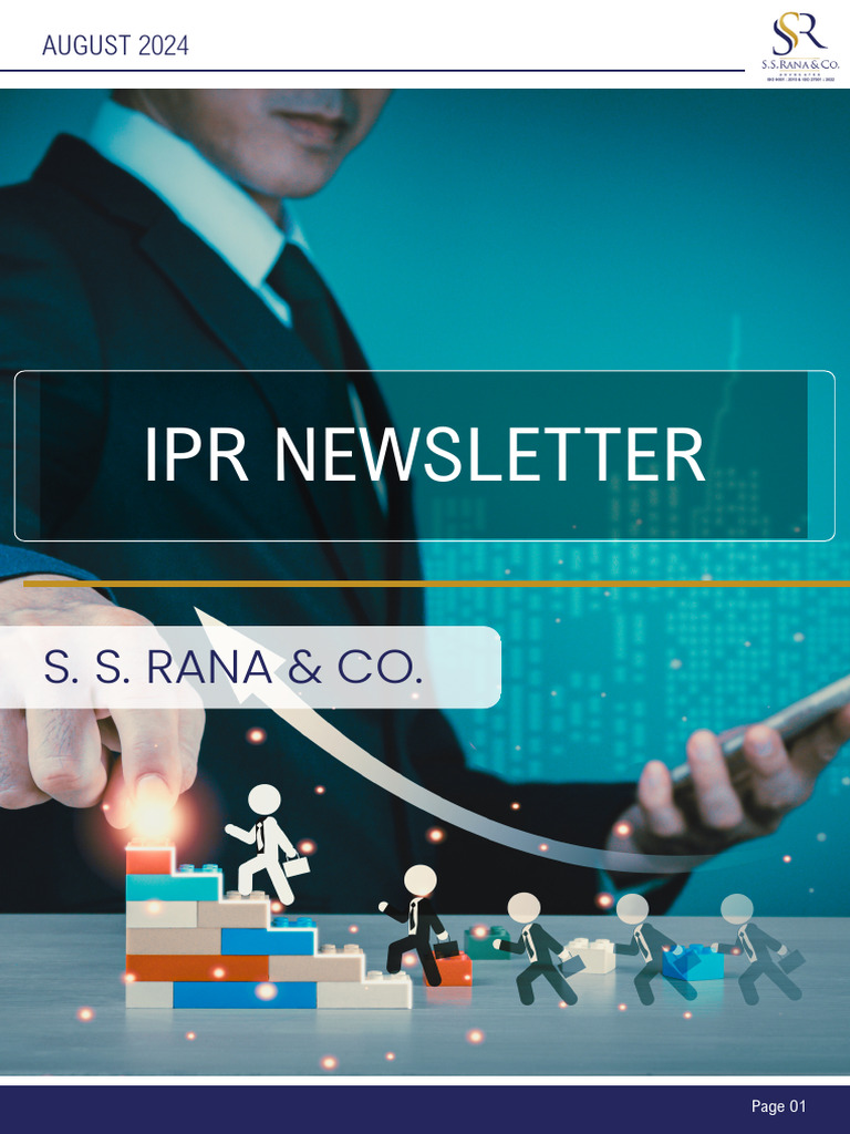 IPR Newsletter August Edition | PDF | Patent | Patent Infringement